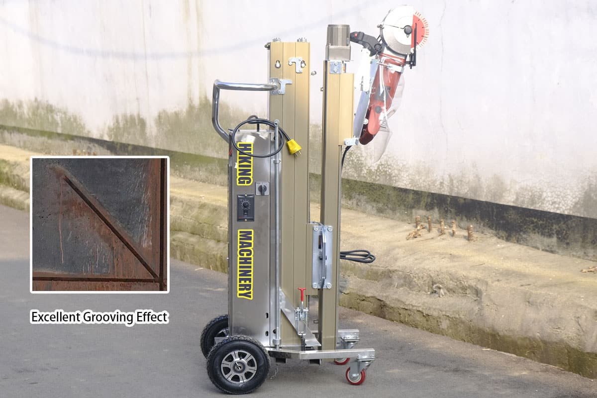 Automatic Wall Chaser Machine (180° Wall Chasing) - Hiking Machinery