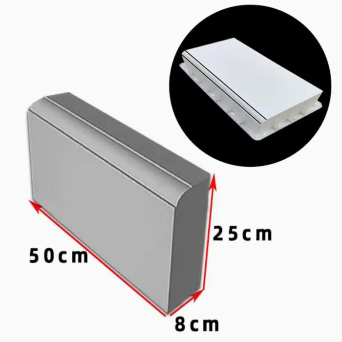 Concrete Curb Molds (Various Styles, 80-200 Times Reuse)