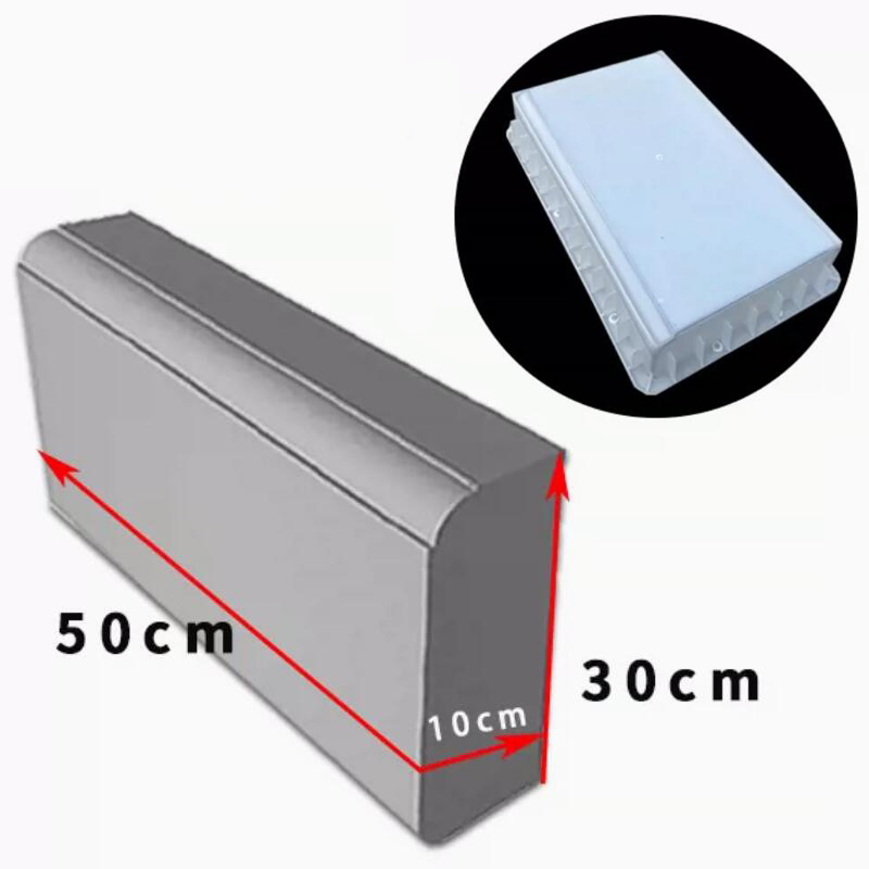 Concrete Curb Molds (Various Styles, 80-200 Times Reuse)