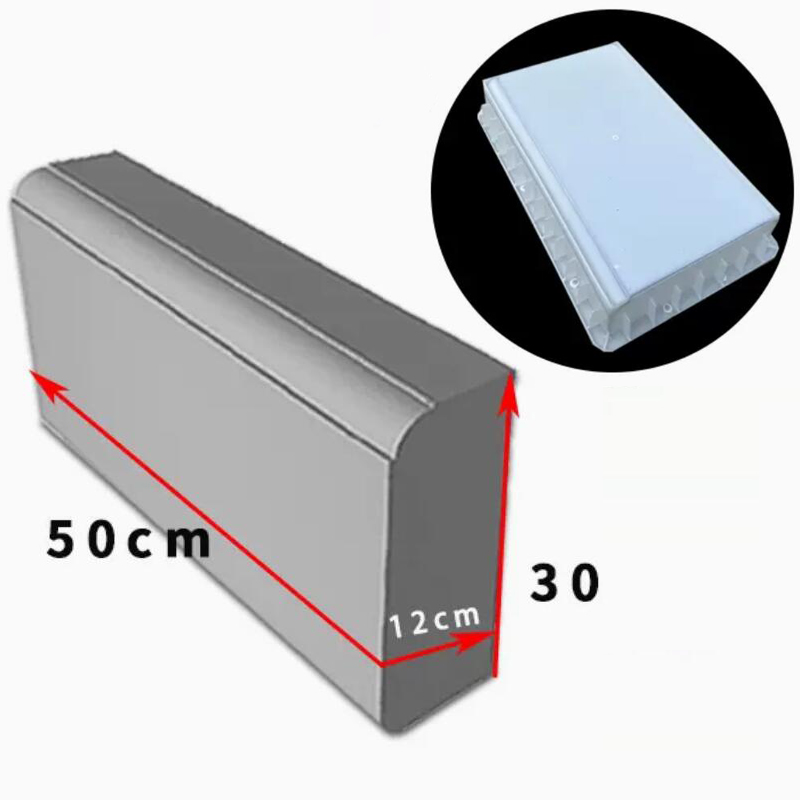 Concrete Curb Molds (Various Styles, 80-200 Times Reuse)
