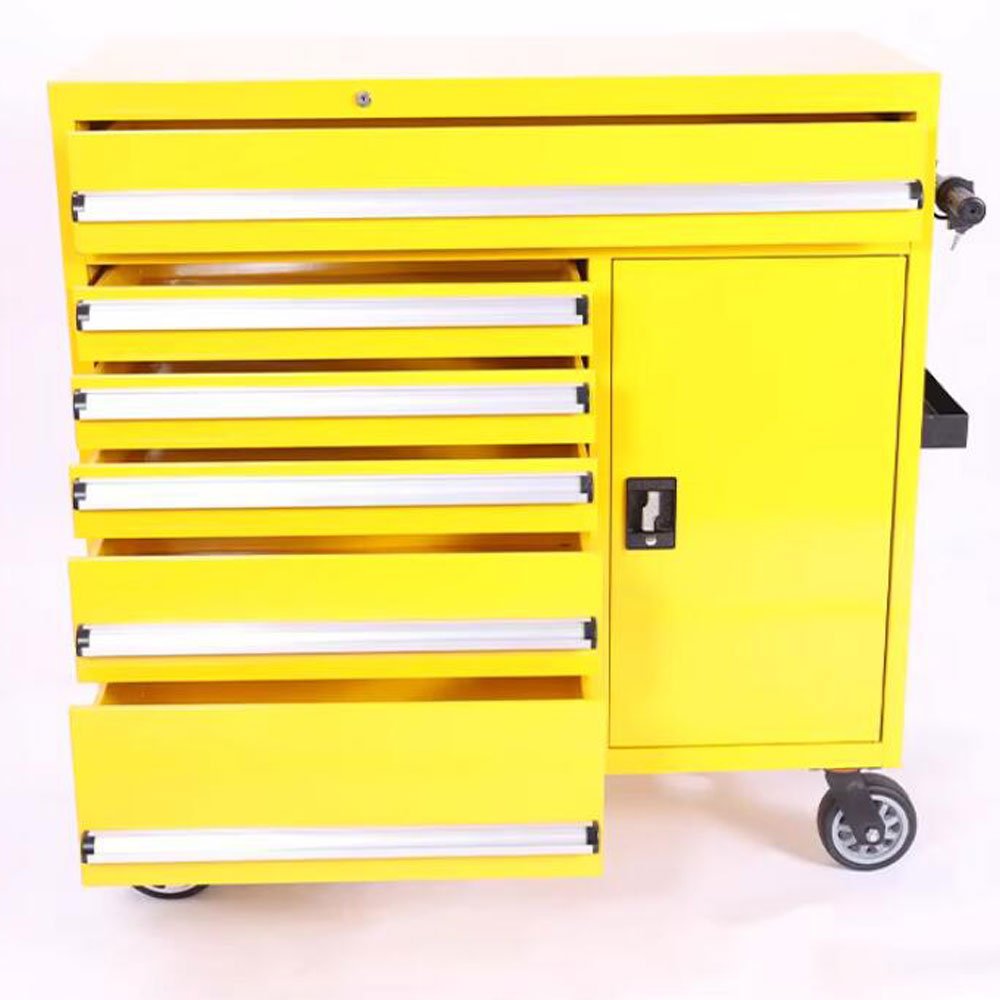 Motorized Tool Cart (7 Drawers, Brushless Motor, Replaceable Battery ...