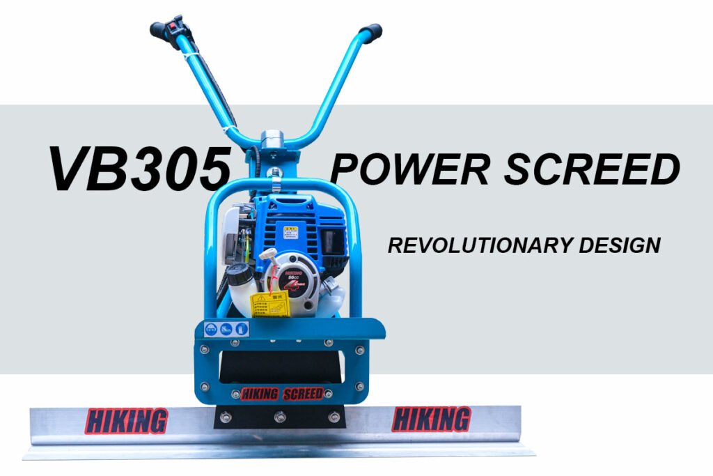 VB305 Vibrating Power Screed (Honda GX35, 4-16ft) - Hiking Machinery